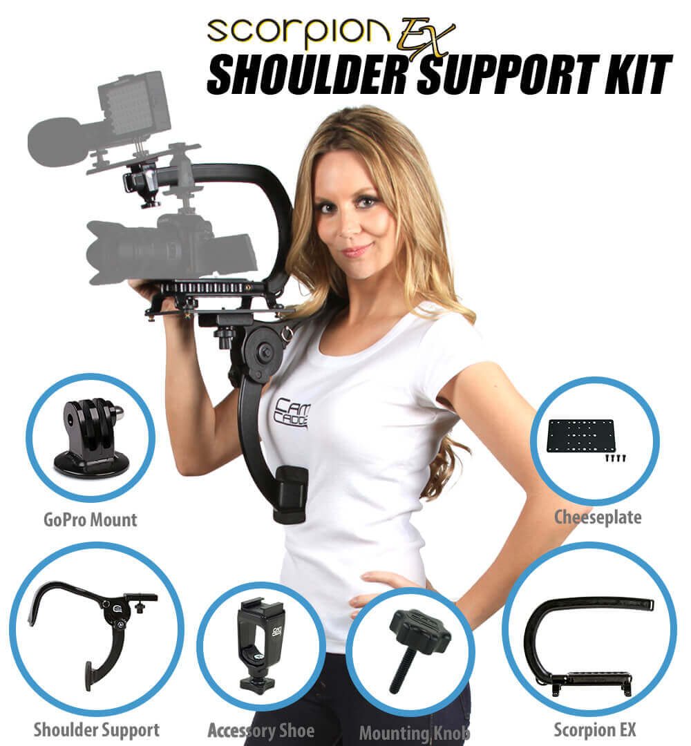 Camera Shoulder Mount / Rig Mirrorless Cameras / DSLR Video Stabilizer ...
